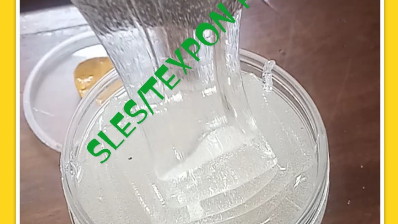 Easy to make SLES/ TEXPON PRODUCTION/LIQUID SOAP BASE - YouTube
