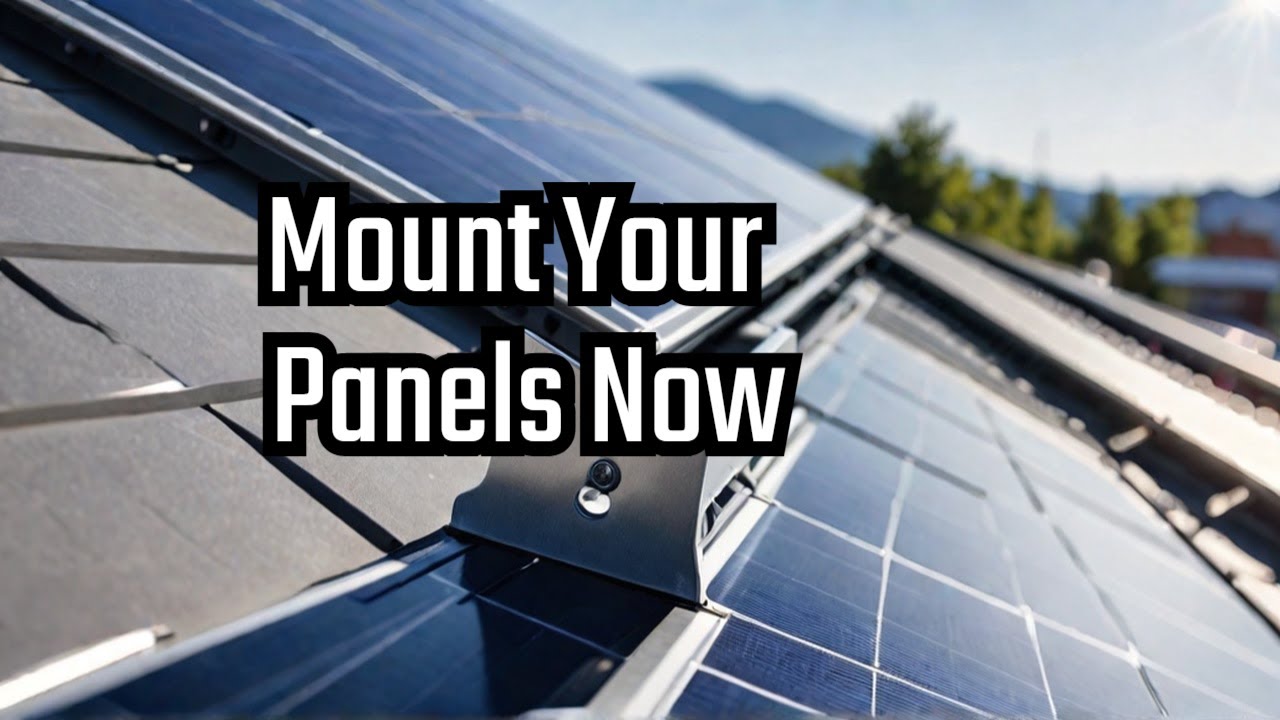 EcoWorthy Solar Panel Bracket Installation Guide - YouTube