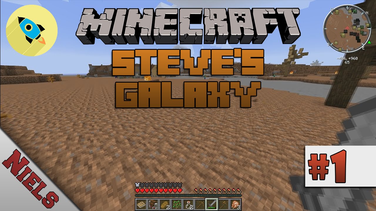 Minecraft: Steve's Galaxy - #1 - De laatste mens! (Nederlands) (HD ...