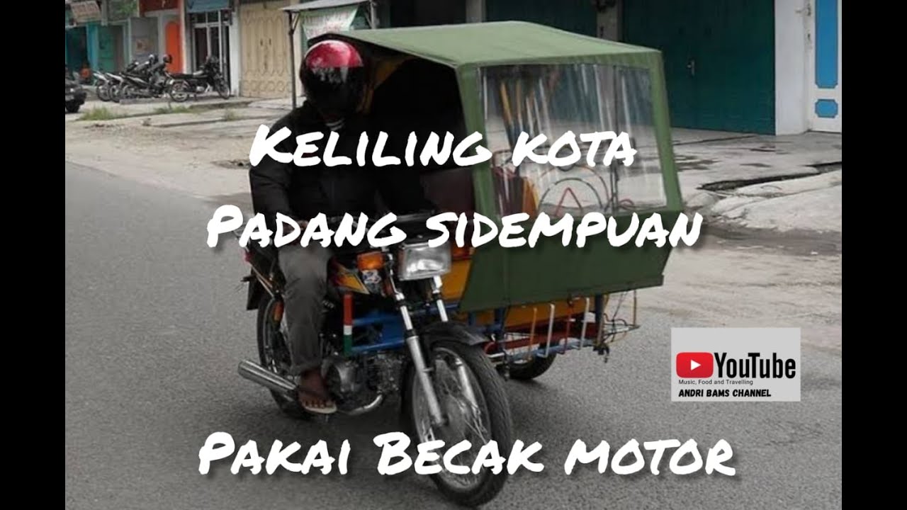Naik Becak Motor di Medan - Jalur Ekstrim - YouTube