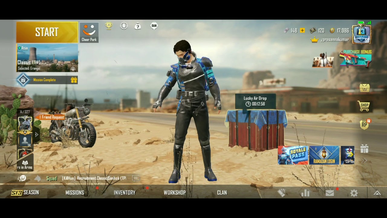 Pubg New event to get character vouchers Carlo - YouTube