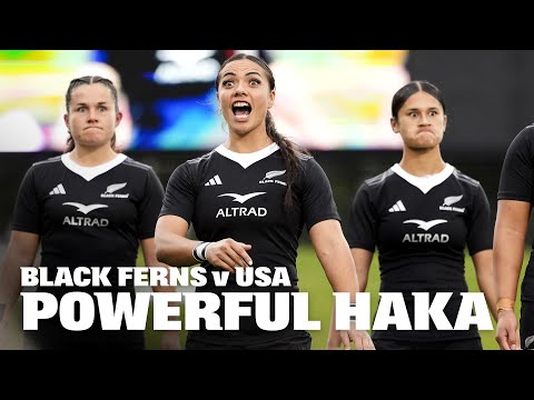 The Most Passionate HAKA Ever? | Black Ferns vs USA