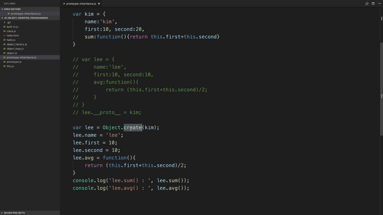 Javascript 객체 지향 프로그래밍 141 객체와 함수 Youtube