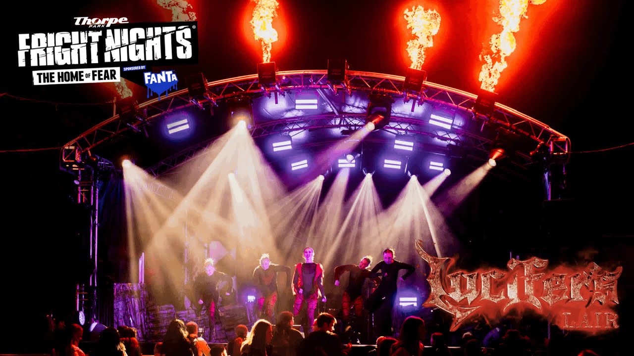 LUCIFER'S LAIR's FIRE SHOW 2025 Full Show | Thorpe Park Fright Nights ...