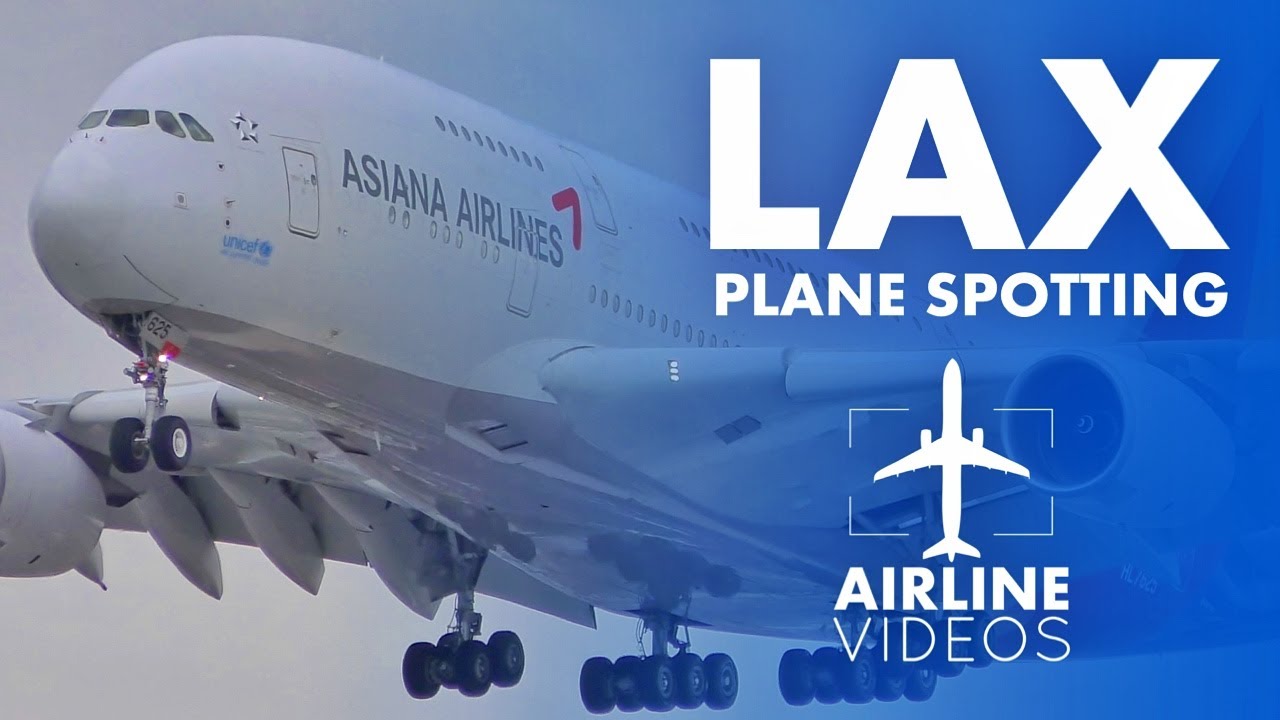LAX Plane Spotting 4K - YouTube