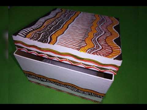 MY HAND PAINTED GIFT BOXES - YouTube