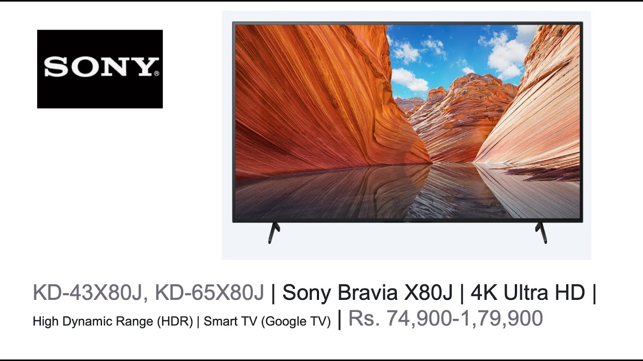 Sony Bravia X80J | 4K Ultra HD, Smart TV, KD-43X80J, KD-65X80J - YouTube
