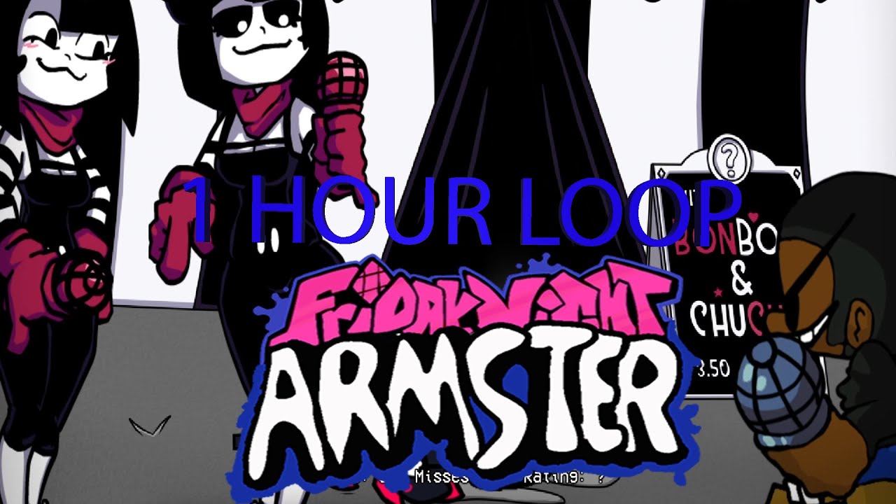 FNF Mime and Dash 1 HOUR LOOP Friday Night ARMster Version - YouTube