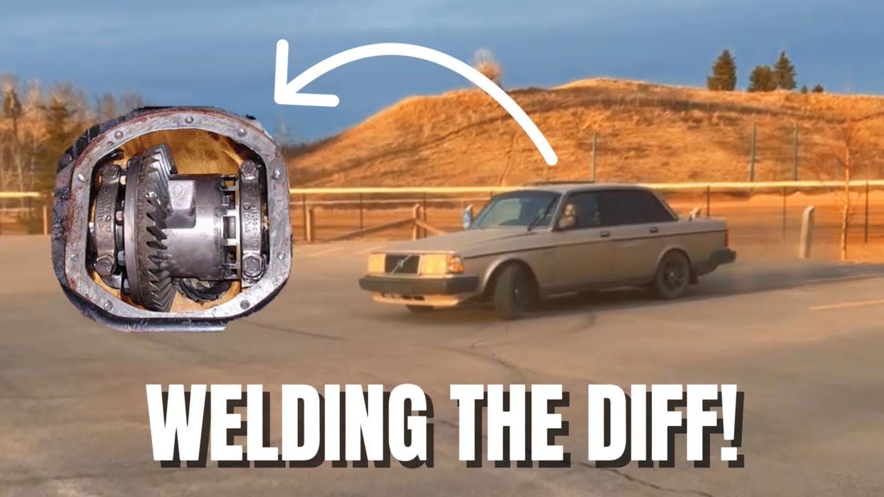 Welding The Diff on my Volvo 240! - YouTube