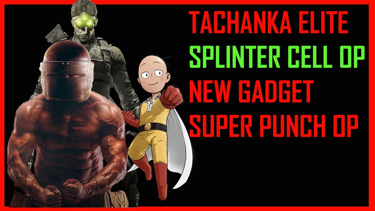 TACHANKA ELITE SKIN Plus SPLINTER CELL OPERATOR GAMEPLAY - YouTube