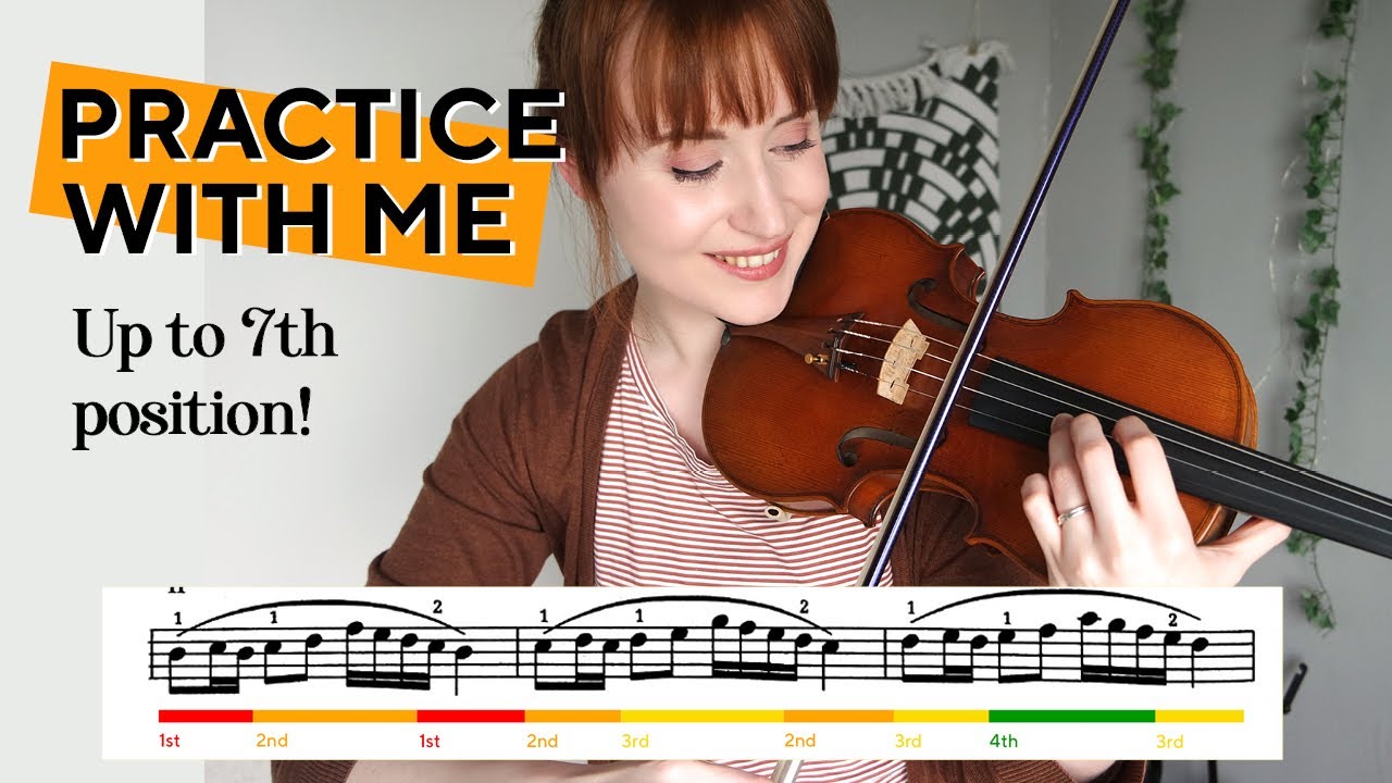 Practice with me: some really high violin positions! (with printable ...