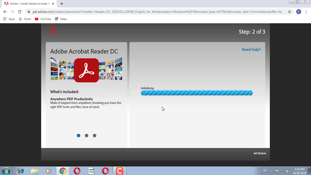 Simple way to install Adobe Reader DC - YouTube