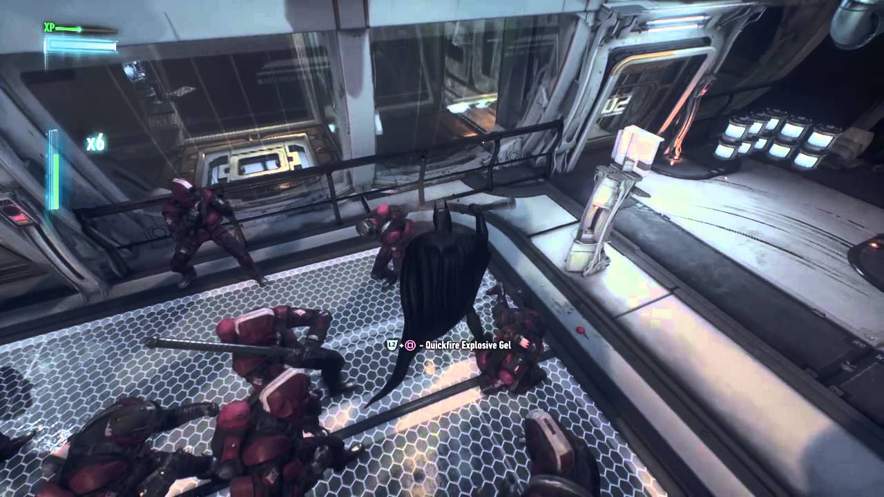 (1989 Batman) Arkham Knight - Baiting Brute into Environmental Takedown ...