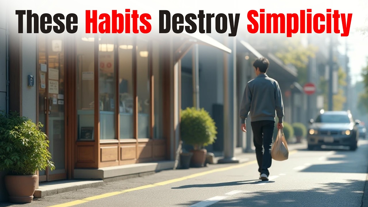 6 Toxic Habits That Disrupt Daily Simplicity (Japanese Minimalism) - YouTube