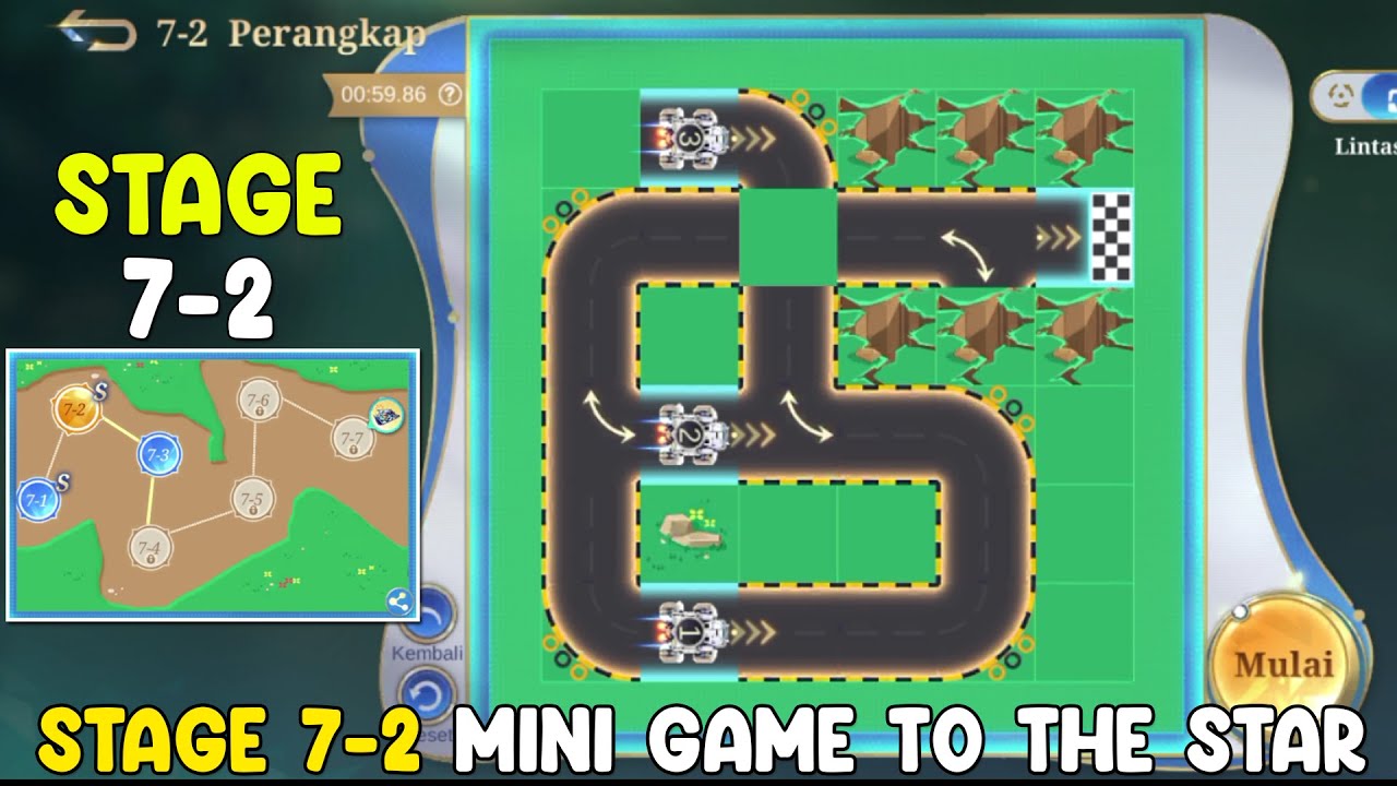 CARA MENYELESAIKAN MINI GAME TO THE STARS 2.0 STAGE 7-2 MOBILE LEGENDS ...