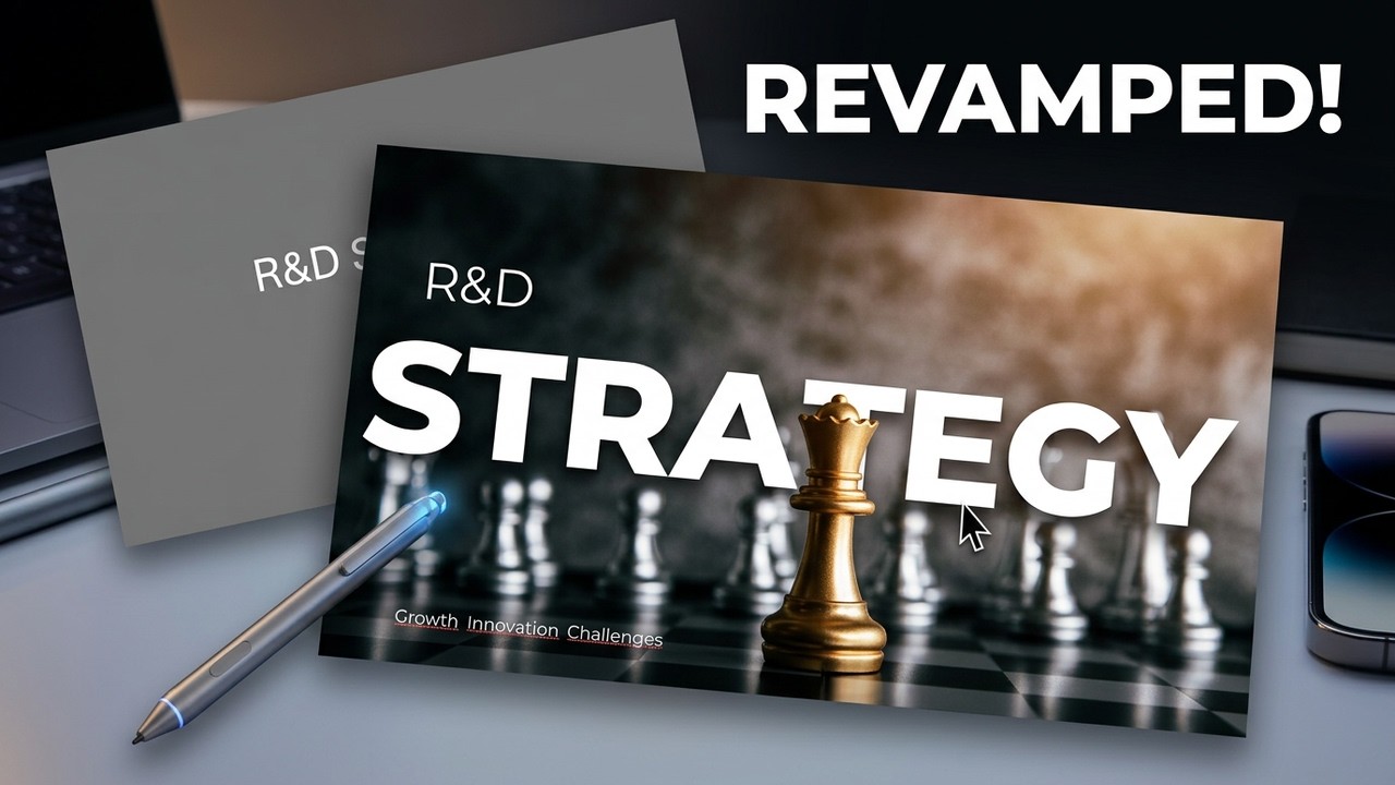 Title Slide Revamp: Big Letters Overlapping with Picture - YouTube