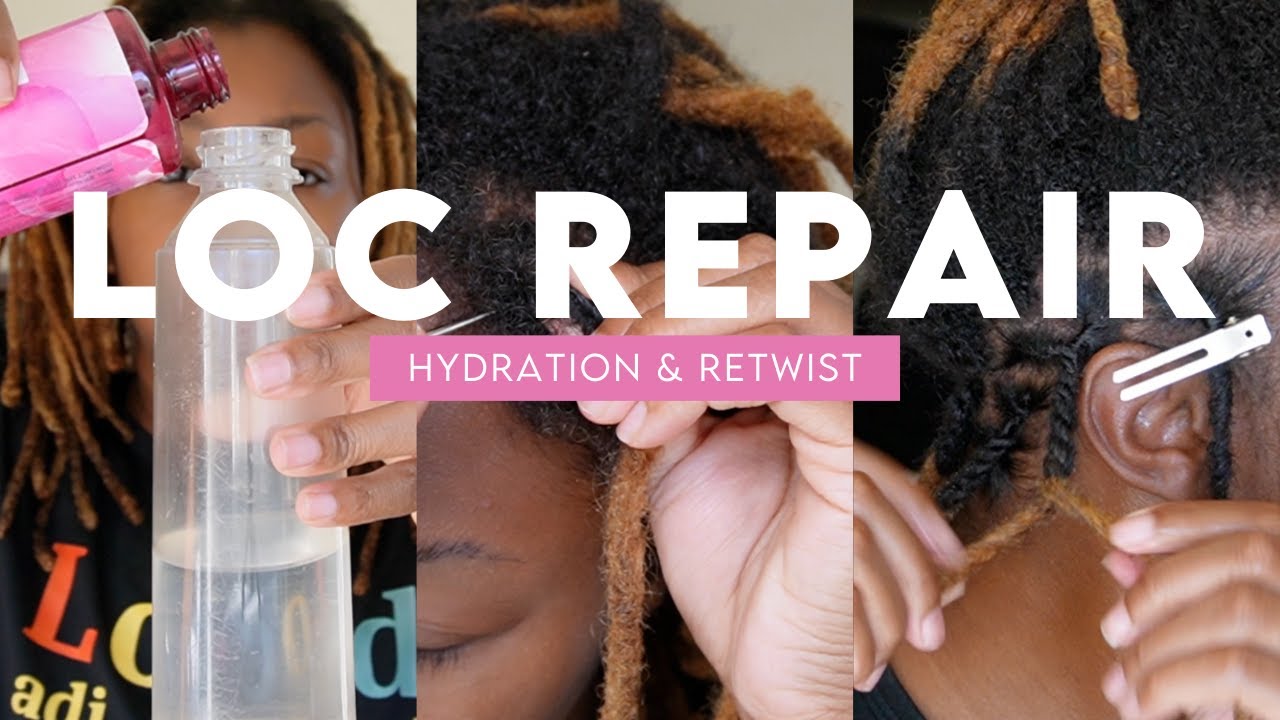 Damaged Dreadlocks Transformation | Hydrate, Repair & Style Thinning ...