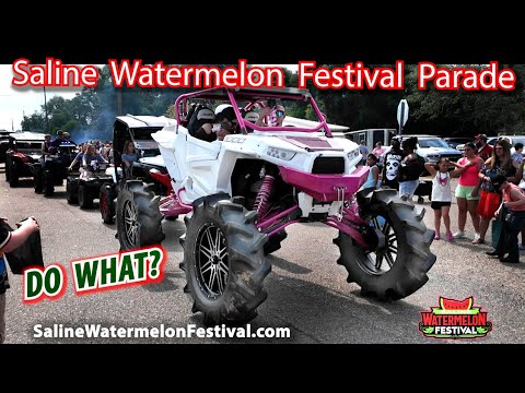 Saline Watermelon Festival Parade Saline Louisiana - YouTube