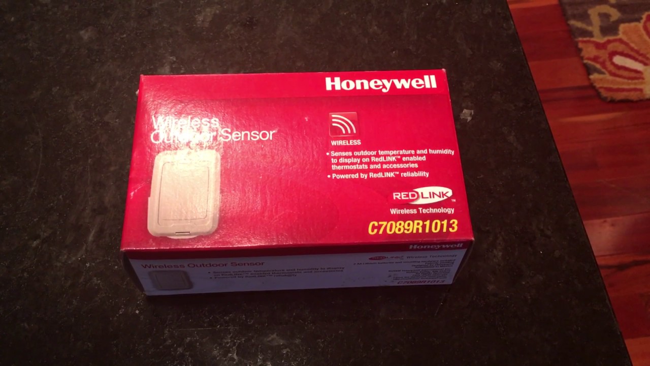 Honeywell wireless outdoor sensor - YouTube