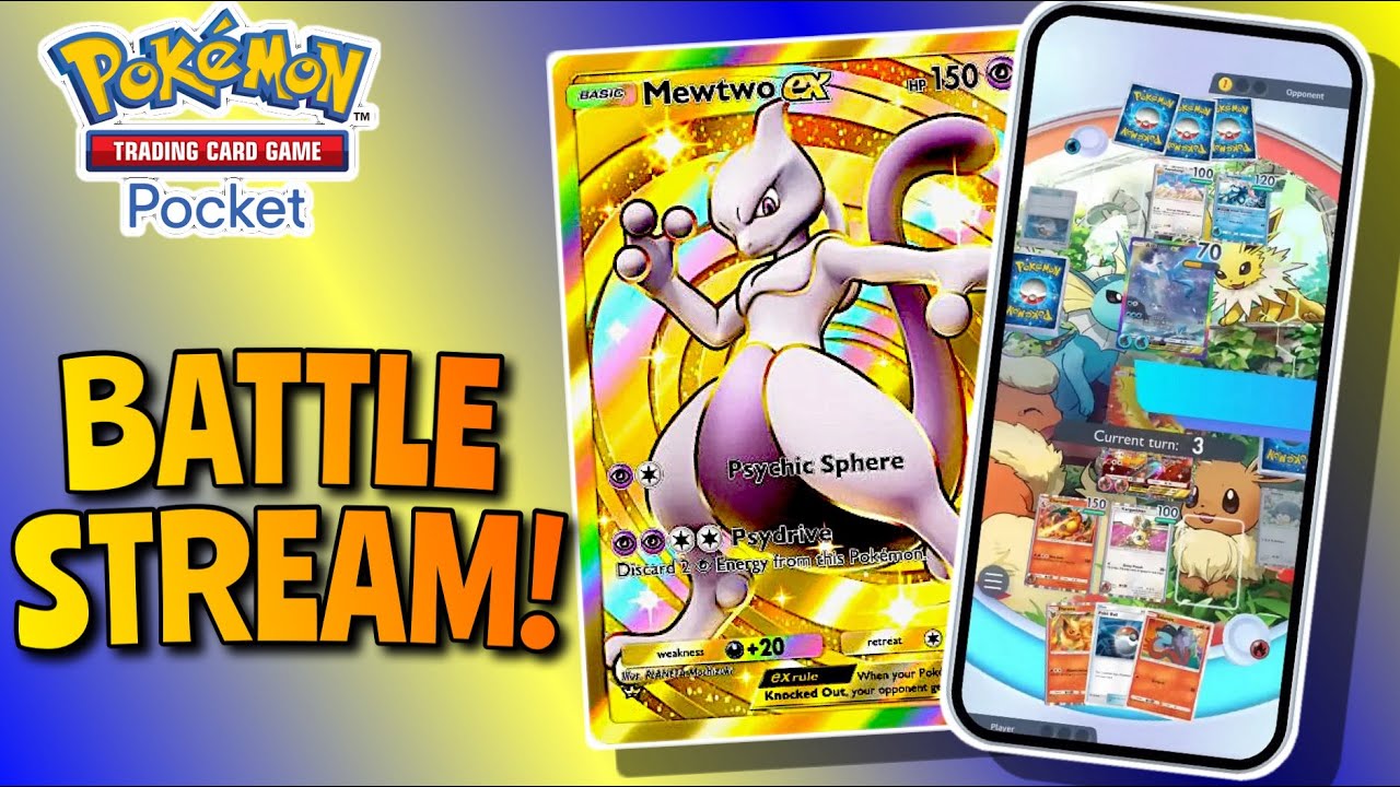 Battle Stream! Pokémon TCG Pocket! - YouTube