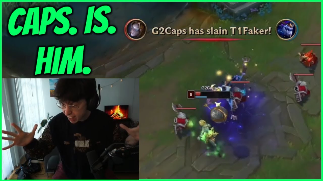 Caps Crazy Outplay To Get 2nd Solo Kill On Faker - YouTube