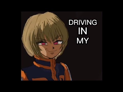 Kurapika runned over chrollo (meme credit to artist) #drivinginmycar #hunterxhunter #memes