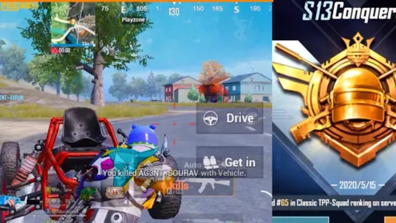 Pubg mobile conquer gameplay - YouTube