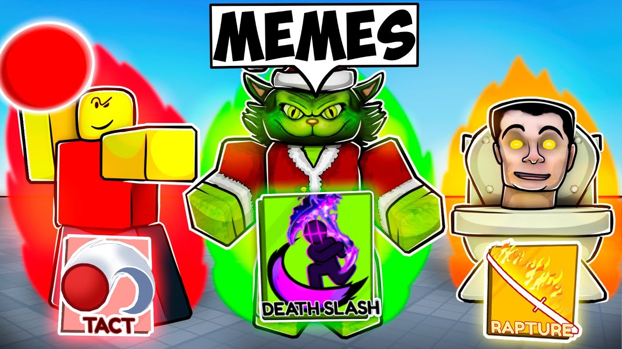 TROLLING Players as MEMES in Blade Ball is SUPER FUNNY - YouTube