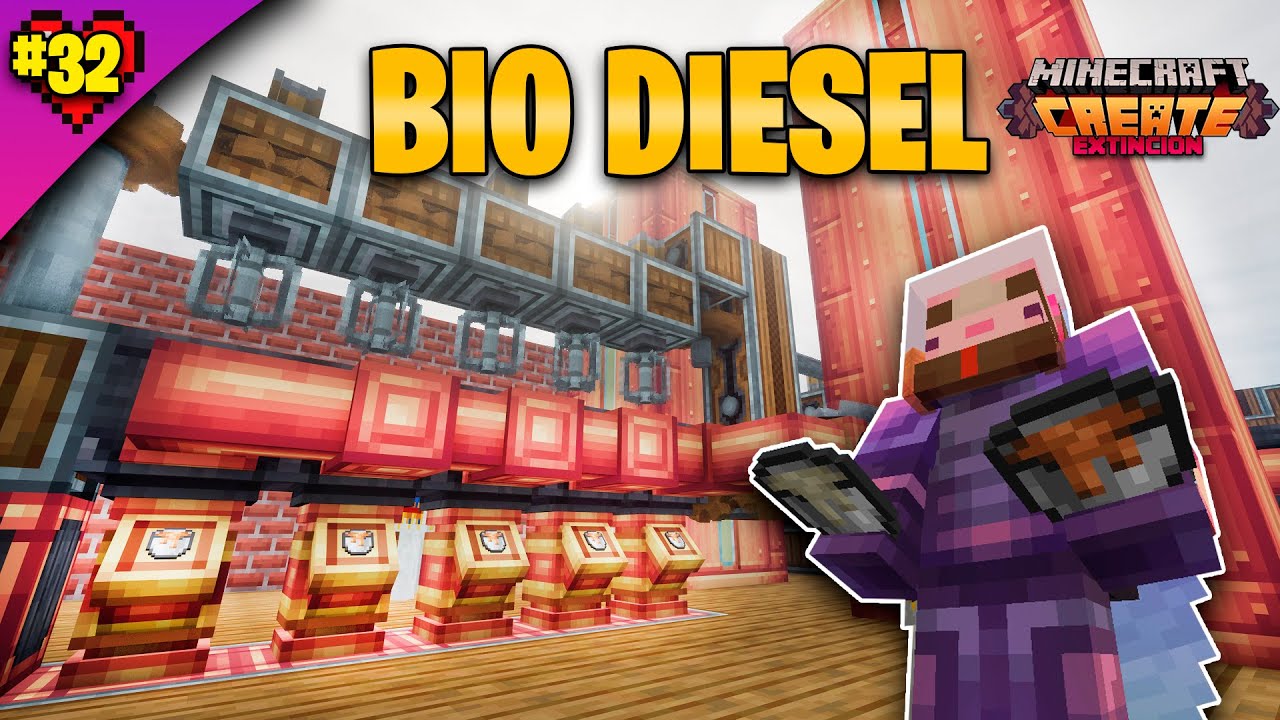 Conseguí BIO-DIESEL en minecraft survival CREATE MOD! - YouTube