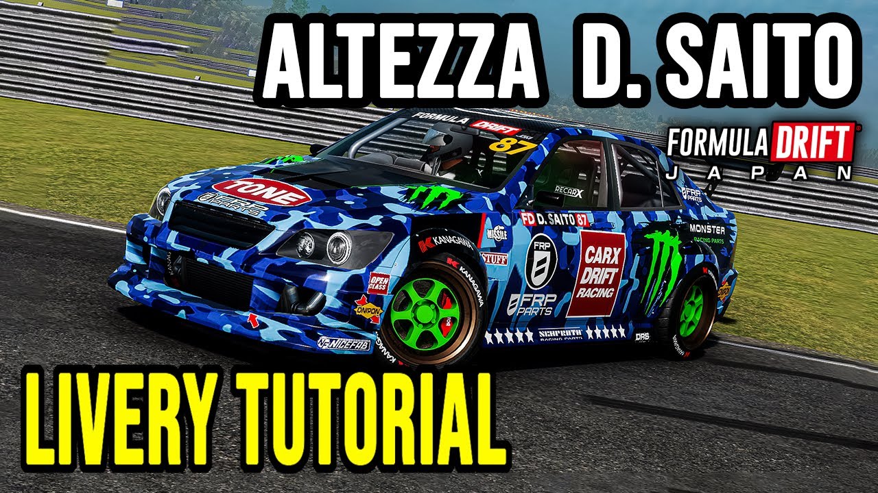 CarX Drift Racing - Altezza D. Saito FD Japan [Livery Tutorial] - YouTube