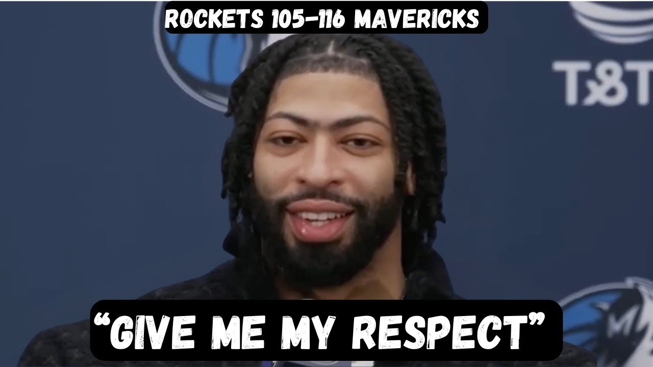 Anthony Davis speaks on injury after MONSTER Debut - Post Game ...