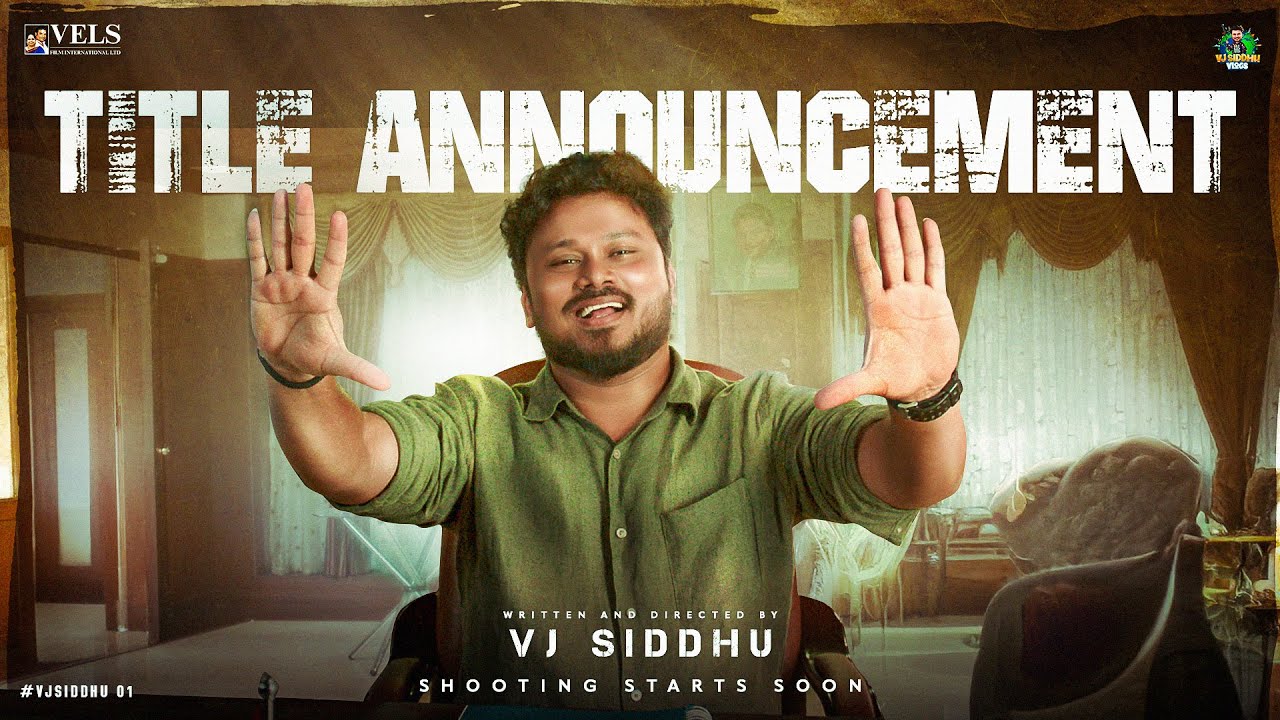 #Dayangaram VJ Siddhu - 01 | Title Announcement | Ishari K Ganesh ...