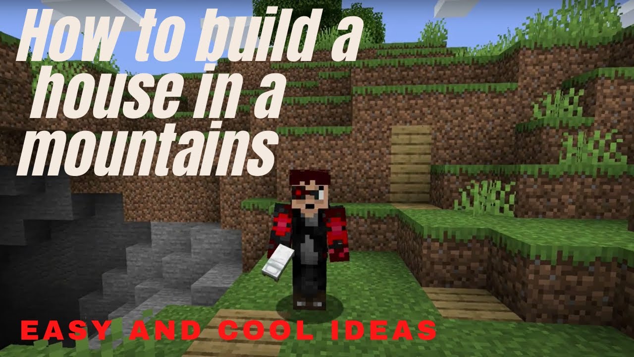How to build a house in a mountain Minecraft - YouTube