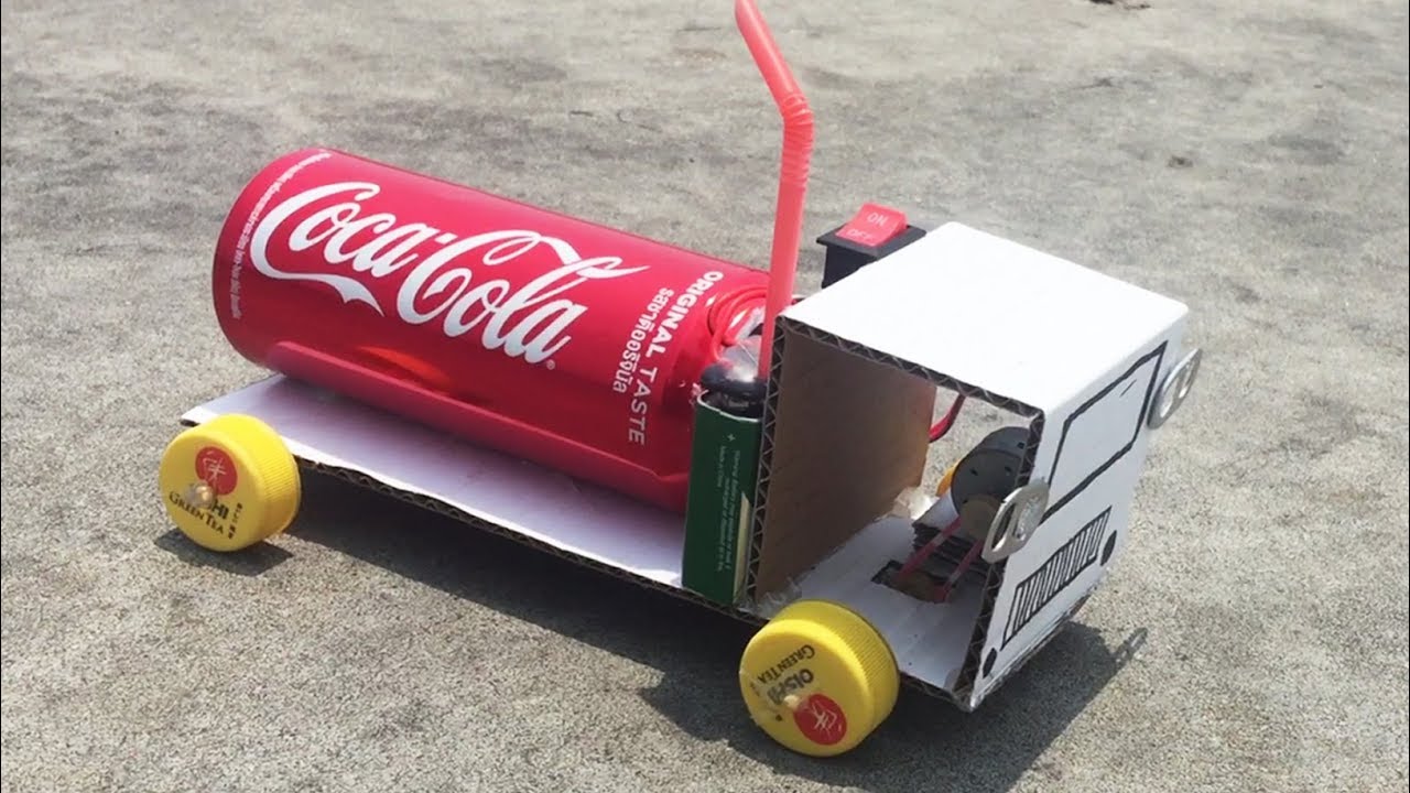 How to Make Mini CoCa Cola Car DIY at Home - Life Hacks - YouTube