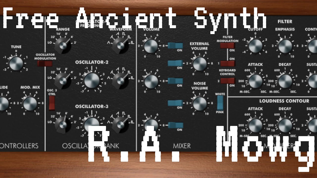 Free Ancient Synth - RA Mowg by Roberson Audio (No Talking) - YouTube