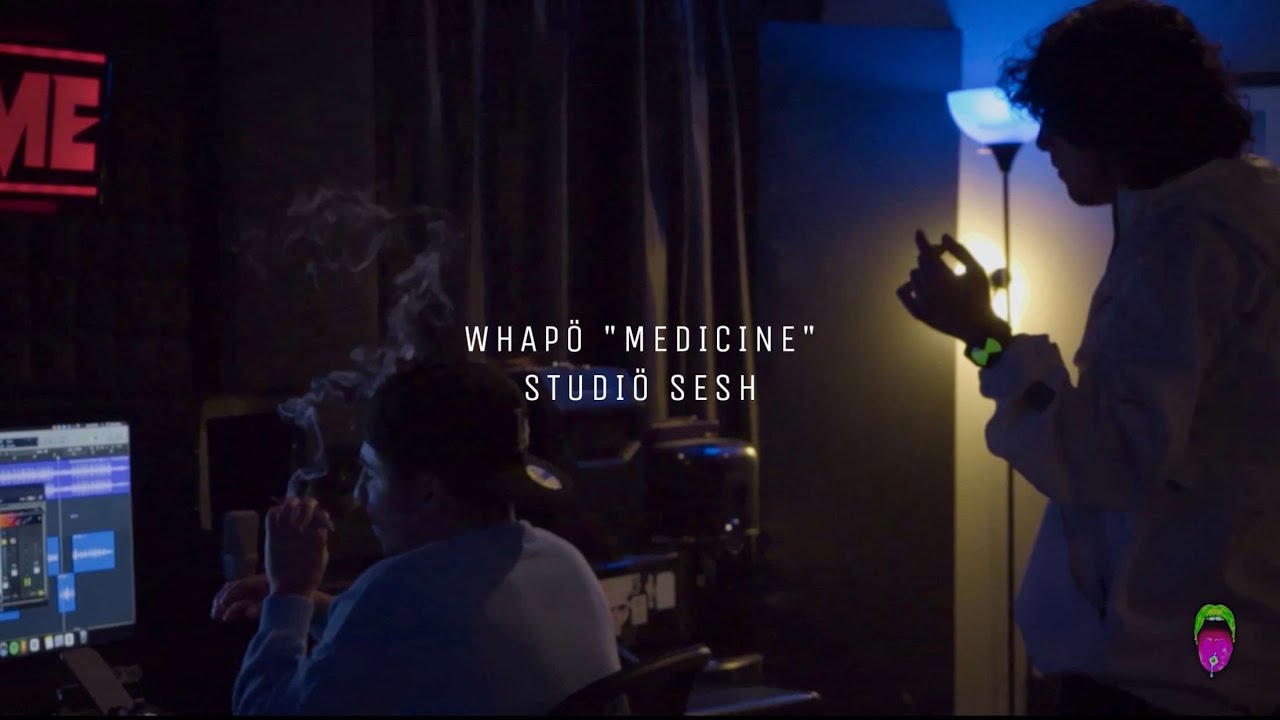 Whapö “Medicine” Studio Sesh | H4LFTIME STUDIO - YouTube