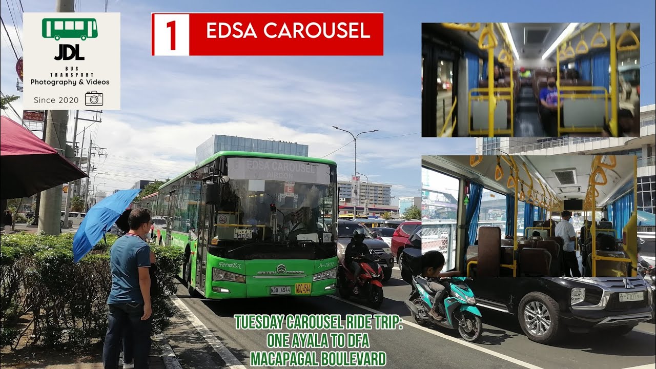 BUS RIDE # 28: FERMINA EXPRESS A-1802 GOLDEN DRAGON XML6125J28C CHUAN LIU - YouTube