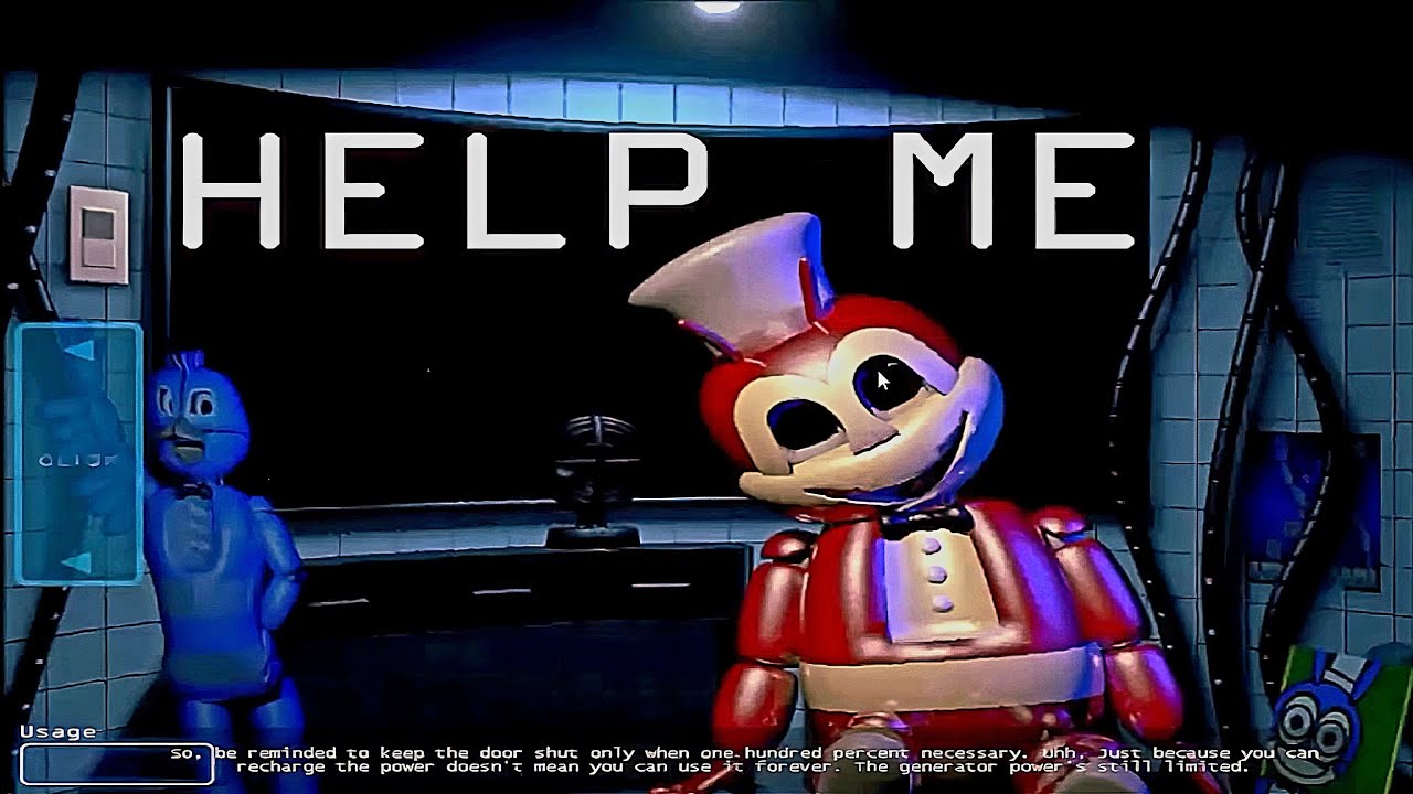 "Golden JOLLY" Red Fantasy Jolly Prototype - Easter Egg - FNAF Fan Game ...