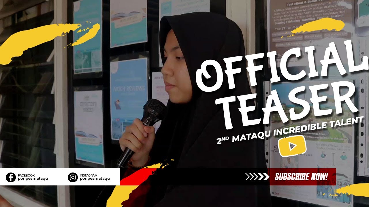 MataQu Incredible Talent (MIT) Event Akhwat Official Teaser 2021! - YouTube