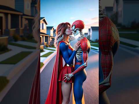 Supergirl make Spider-Man stronger? | Wonder Woman vs Catwoman vs Supergirl #spiderman
