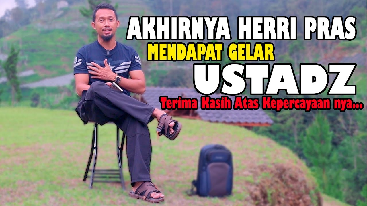 Herri Pras Mendapatkan Gelar Ustadz Dan Syaikh.? Terima Kasih Atas ...