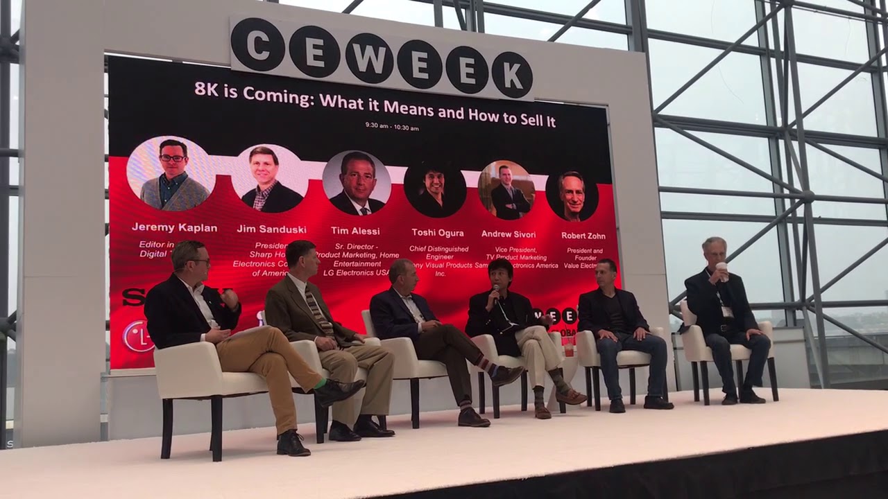 What makes 8K TVs the finest available: 8K panel at CE Week 2019 - YouTube