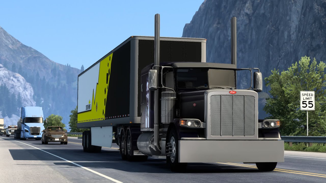 1297 / ATS 1.46 / Peterbilt 389 Glider / K-DOG_s-Map-America-v1.46c ...