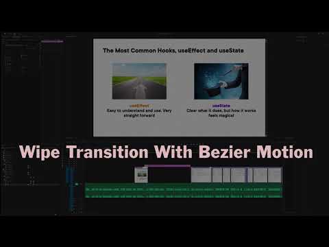 Wipe Transition With Bezier Motion Using Adobe Premiere Pro - YouTube