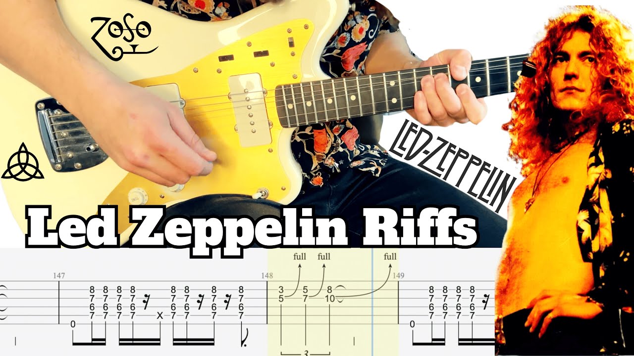 10 Underrated Led Zeppelin Riffs (with Guitar TAB) - YouTube