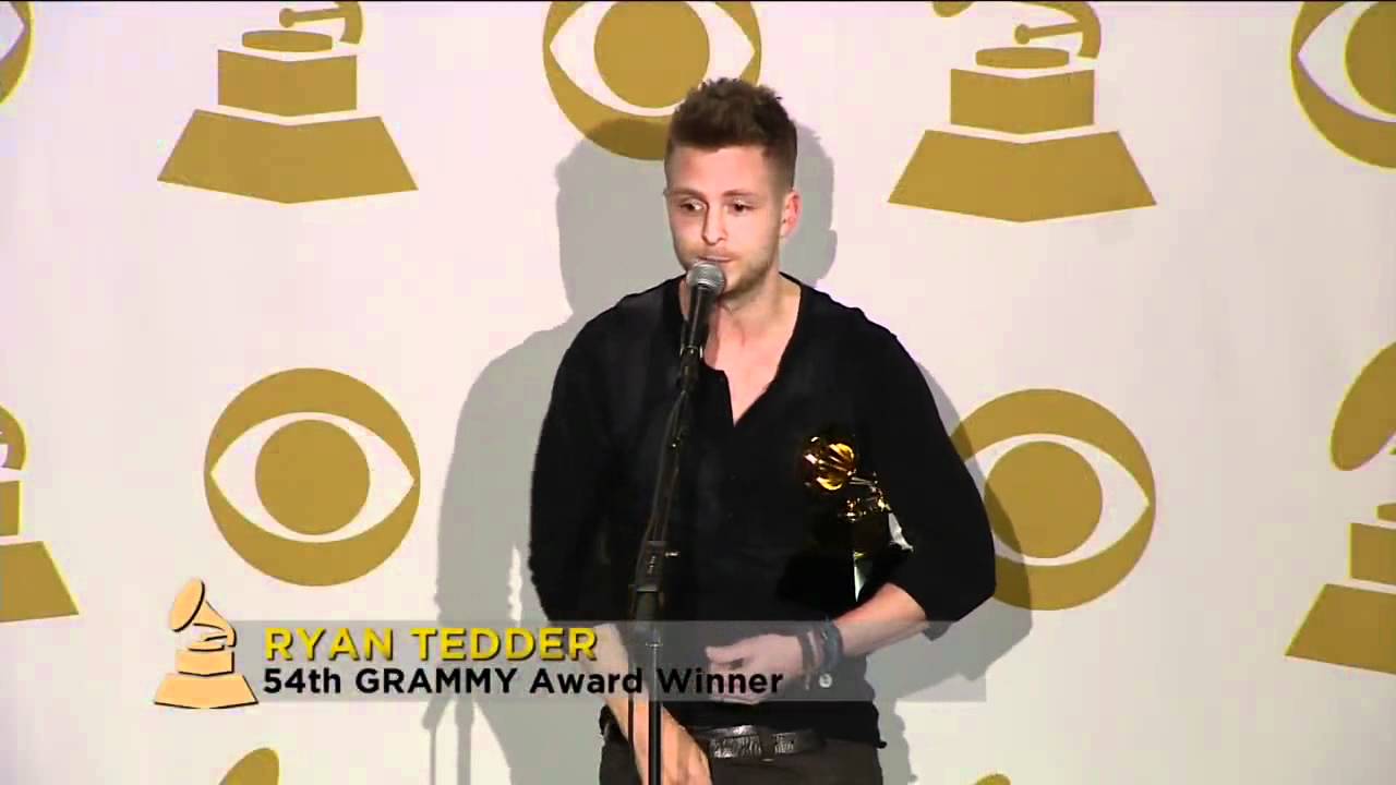 Ryan Tedder GRAMMY - YouTube