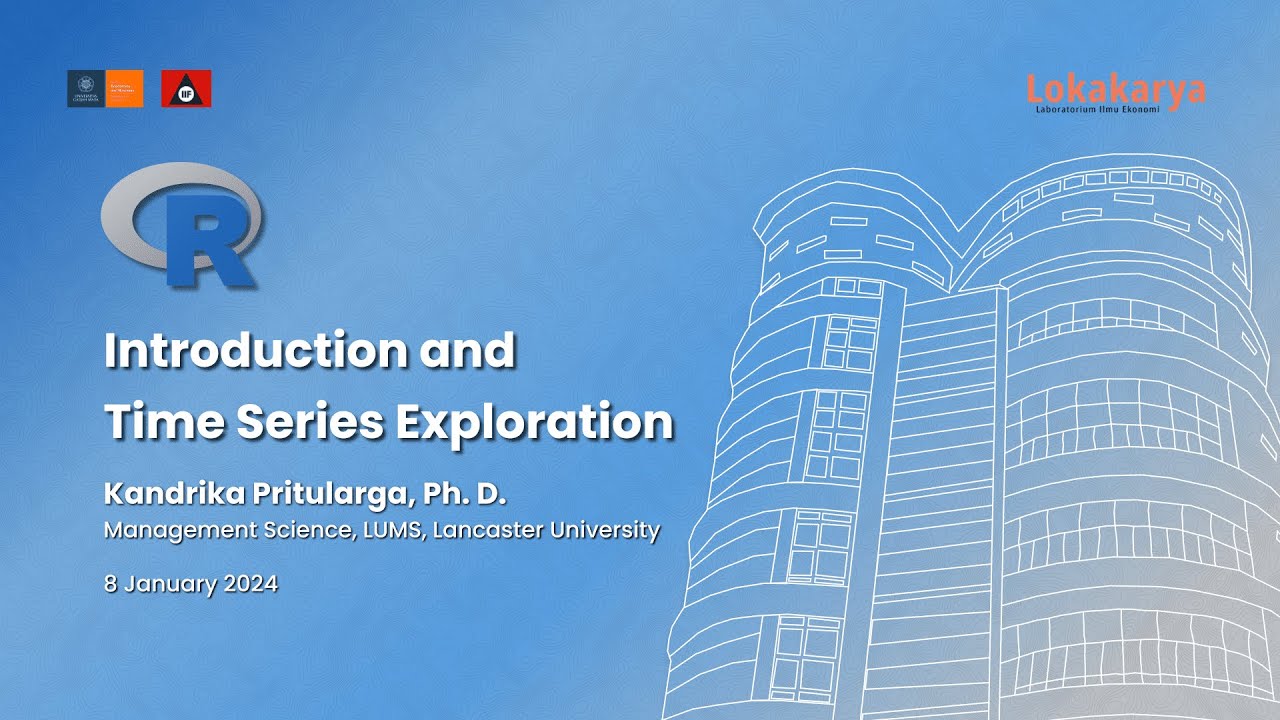 Training R #1 - Introduction and Time Series Exploration - YouTube