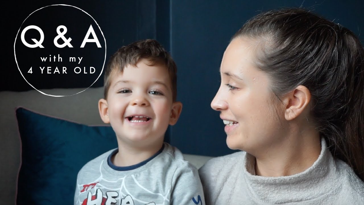 INTERVIEW WITH MY 4 YEAR OLD | Q&A WITH A PRESCHOOLER - YouTube