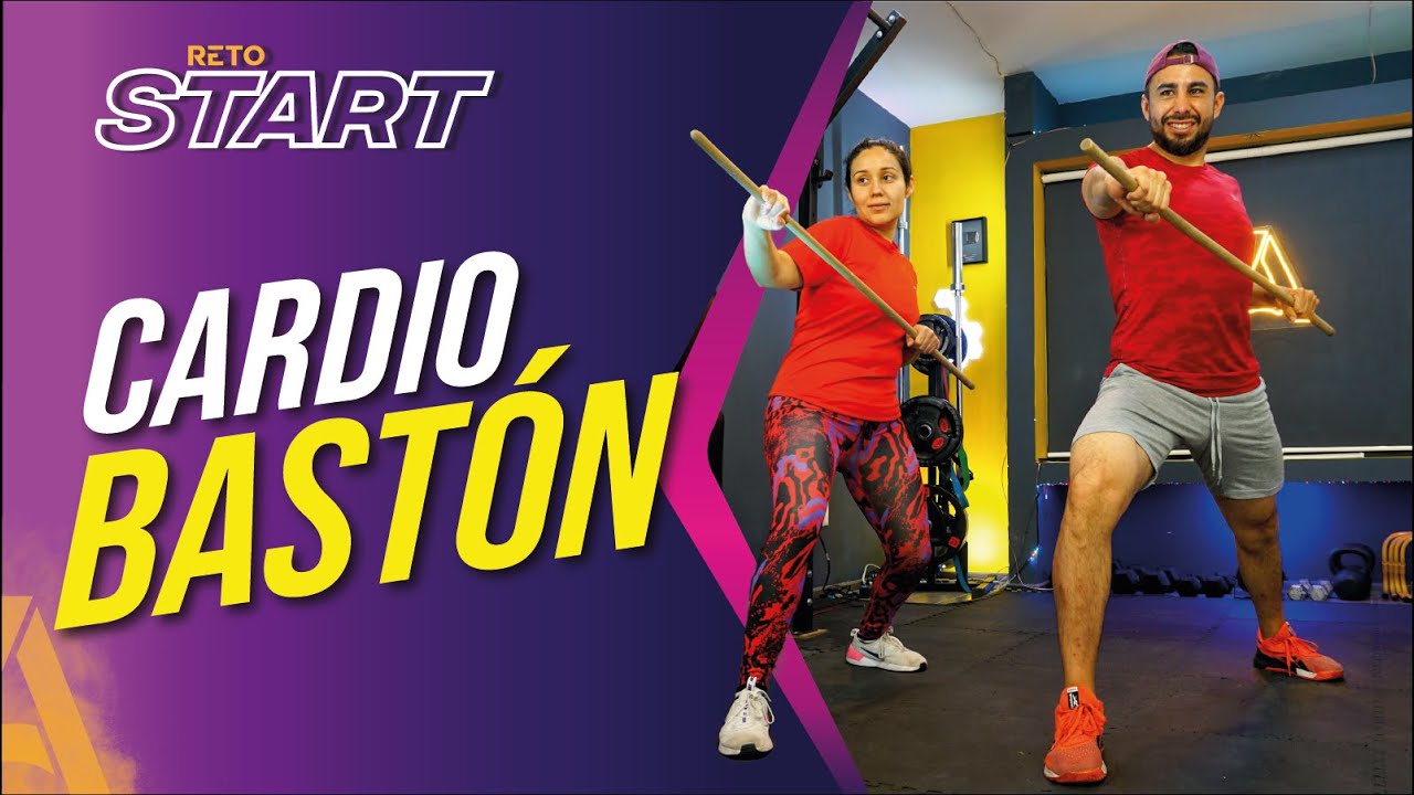 Cardio con Bastón🔥20 minutos para ¡SUDAR A CHORROS! Reto Starter - YouTube