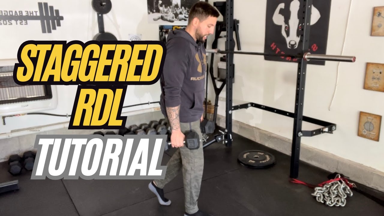 Staggered Stance RDL - YouTube